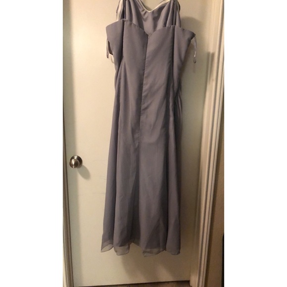 Impressions | Dresses | Impression Bridal Slate Chiffon Bridesmaid ...